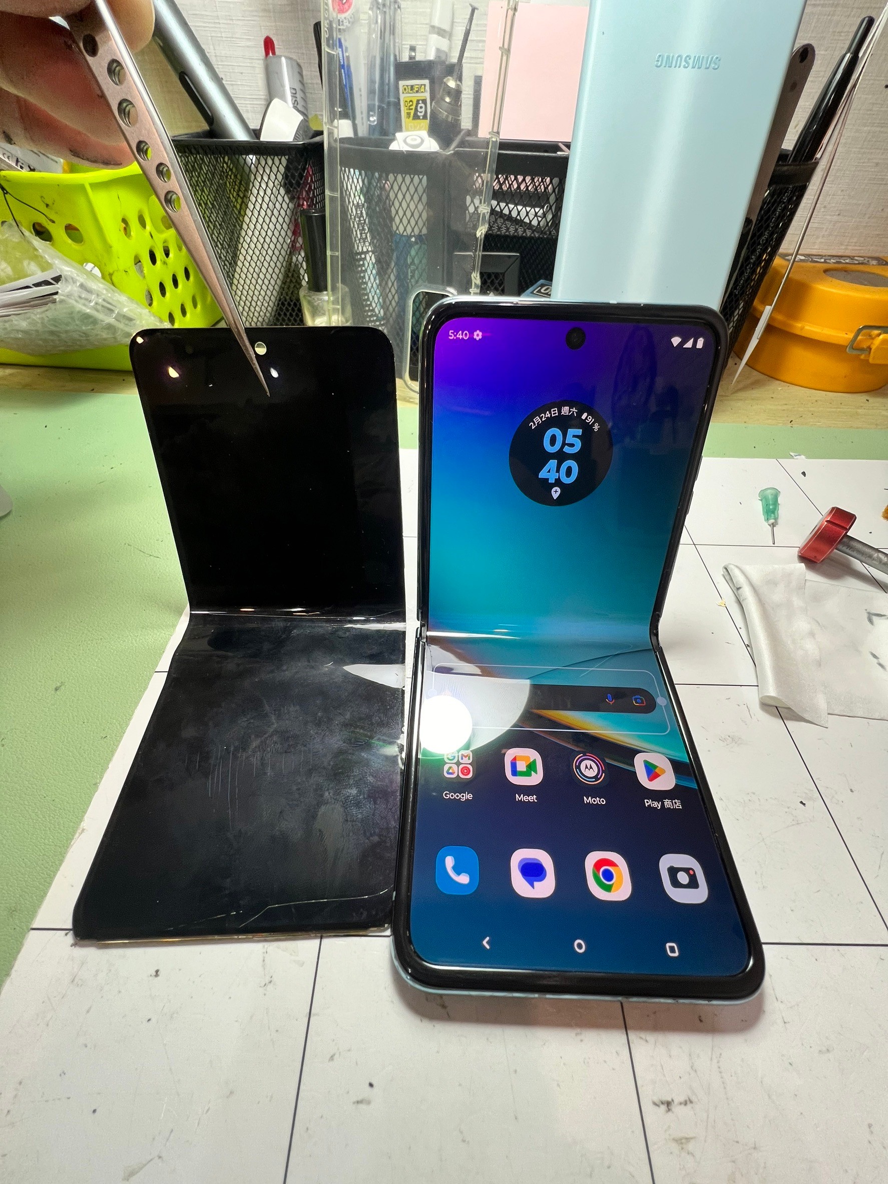 LINE_ALBUM_Moto raze 40 ultra 更換總成_240319_20 – 修彼特台南手機維修